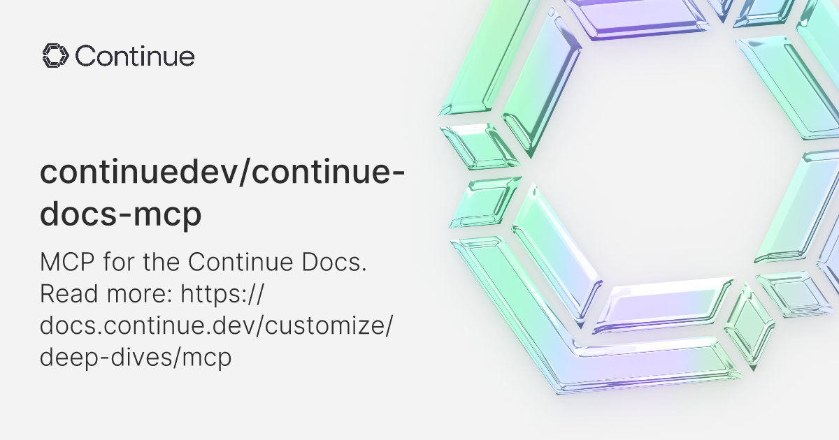 continuedev/continue-docs-mcp