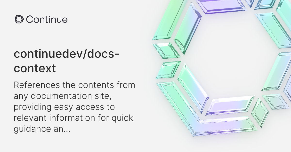 continuedev/docs-context