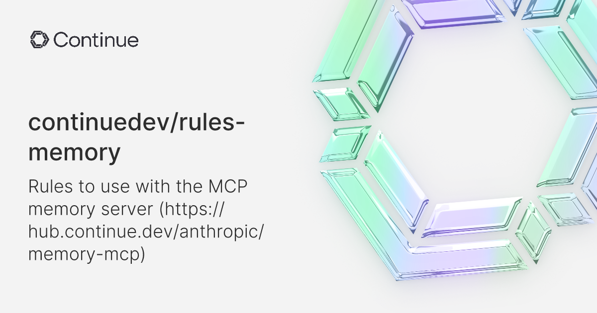 continuedev/rules-memory