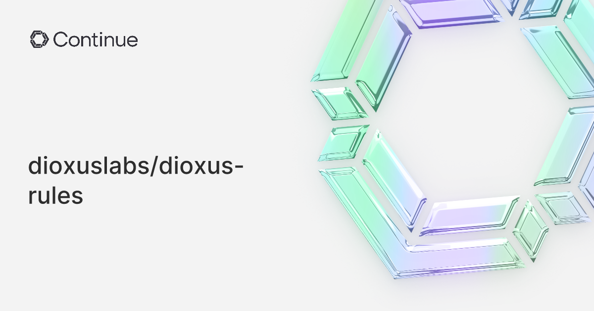 dioxuslabs/dioxus-rules