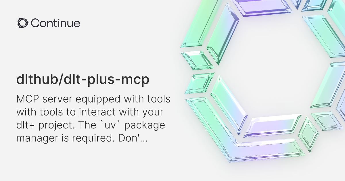 dlthub/dlt-plus-mcp