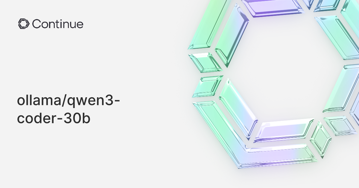 ollama/qwen3-coder-30b