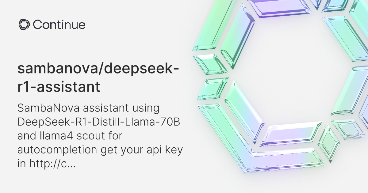 sambanova/deepseek-r1-assistant